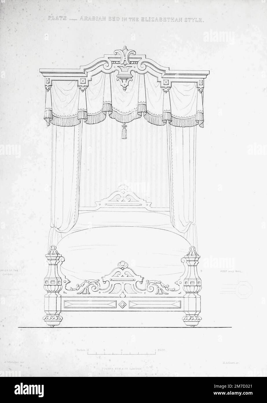 Italian Renaissance Bed