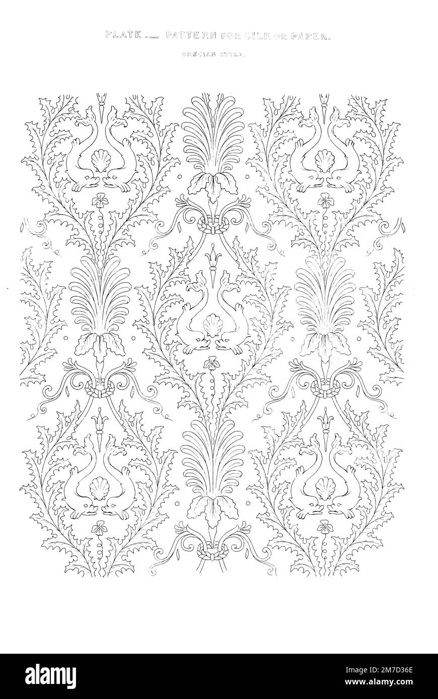 Elizabethan border illustration Cut Out Stock Images & Pictures - Alamy