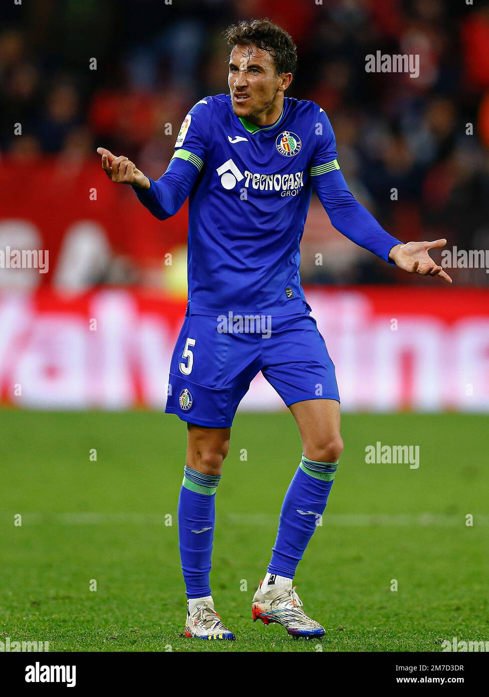Luis Milla of Getafe CF during the La Liga match between Sevilla FC and ...