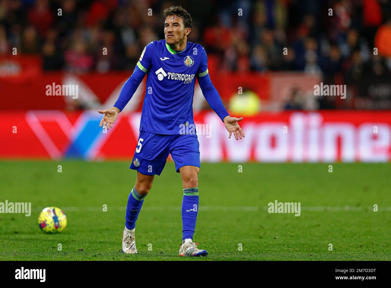 Luis Milla of Getafe CF during the La Liga match between Sevilla FC and ...