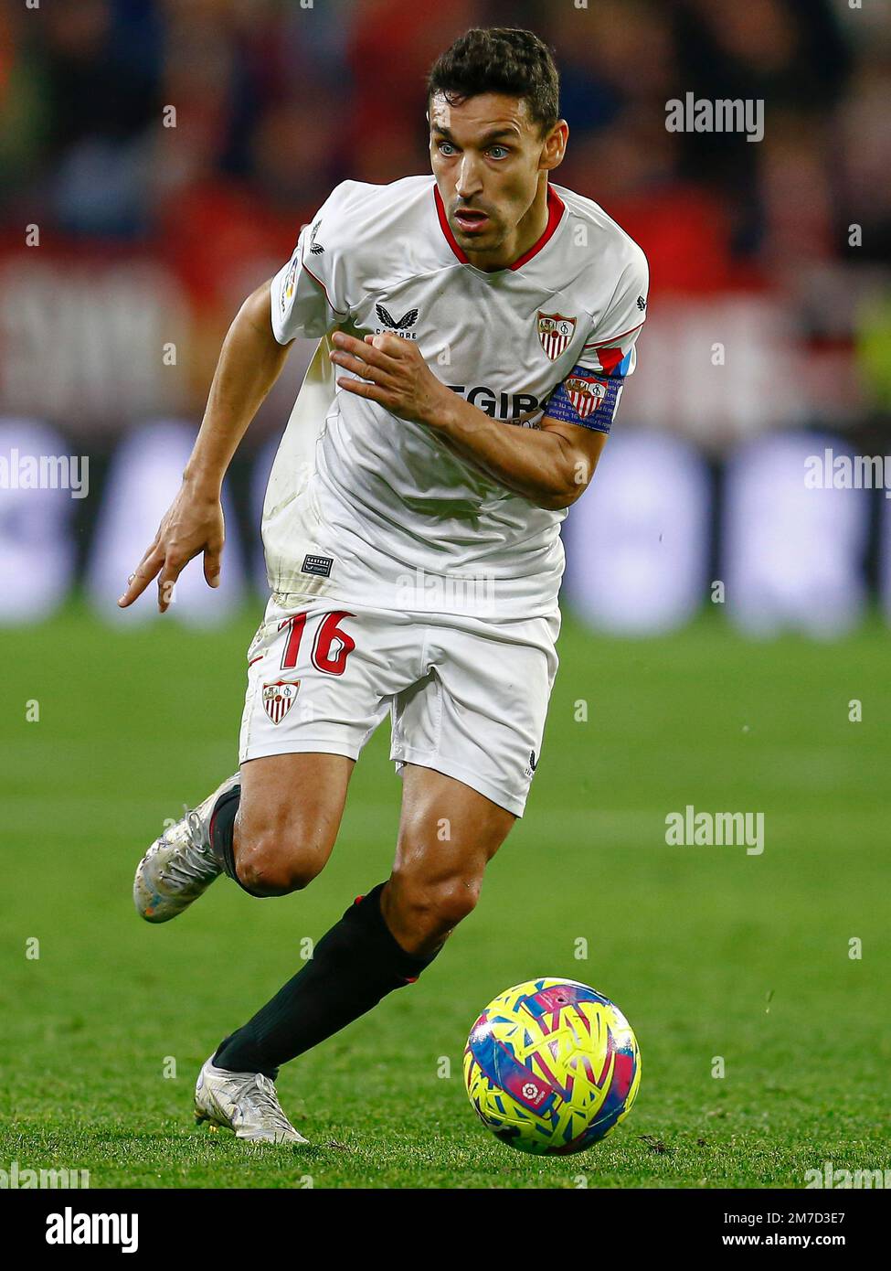 Jesus Navas of Sevilla FC during the La Liga match between Sevilla FC ...