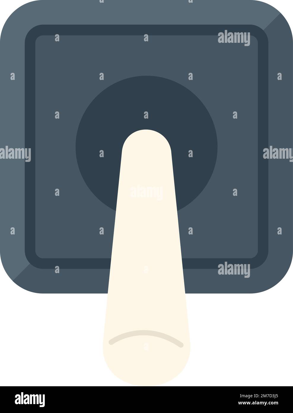 House breaker icon flat vector. Safety panel. Switch fuse isolated ...