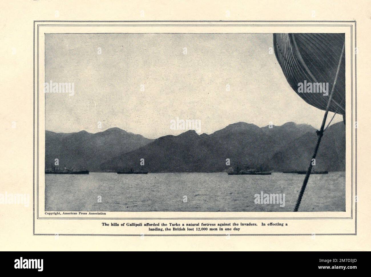 ROUGH HILLS OF GALLIPOLI from the book The story of the great war; the ...