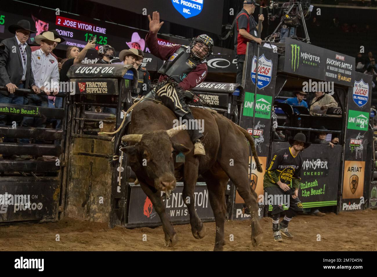 Daniel Keeping rides Outlaw during the third round of the Professional ...
