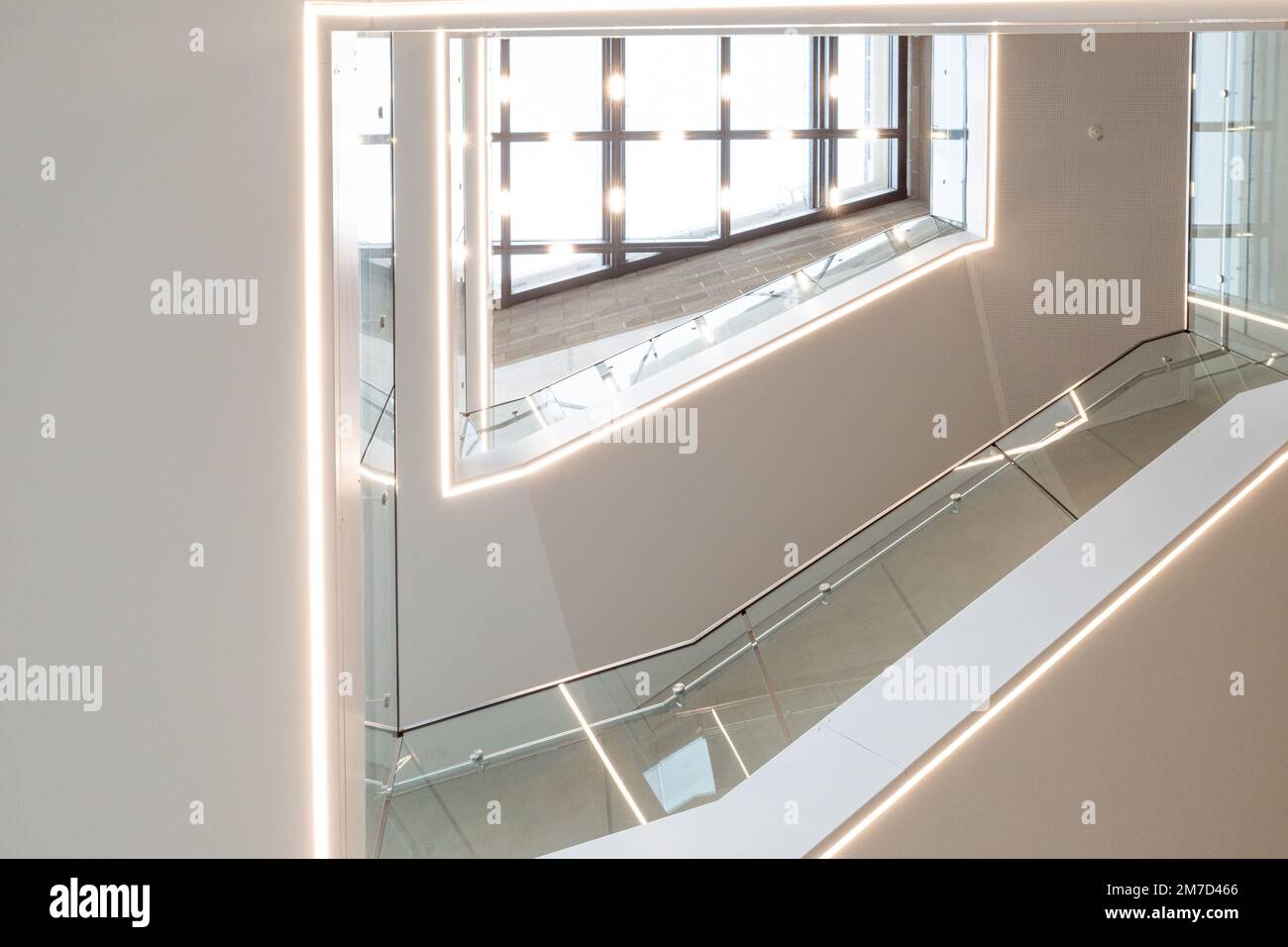 Interior view stairway under hi-res stock photography and images - Alamy