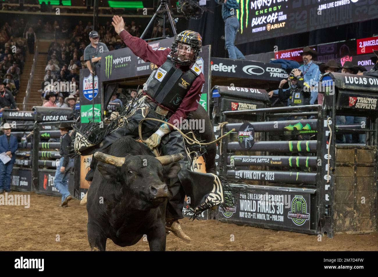 Daniel Keeping rides Hammerhead during the second round of the ...