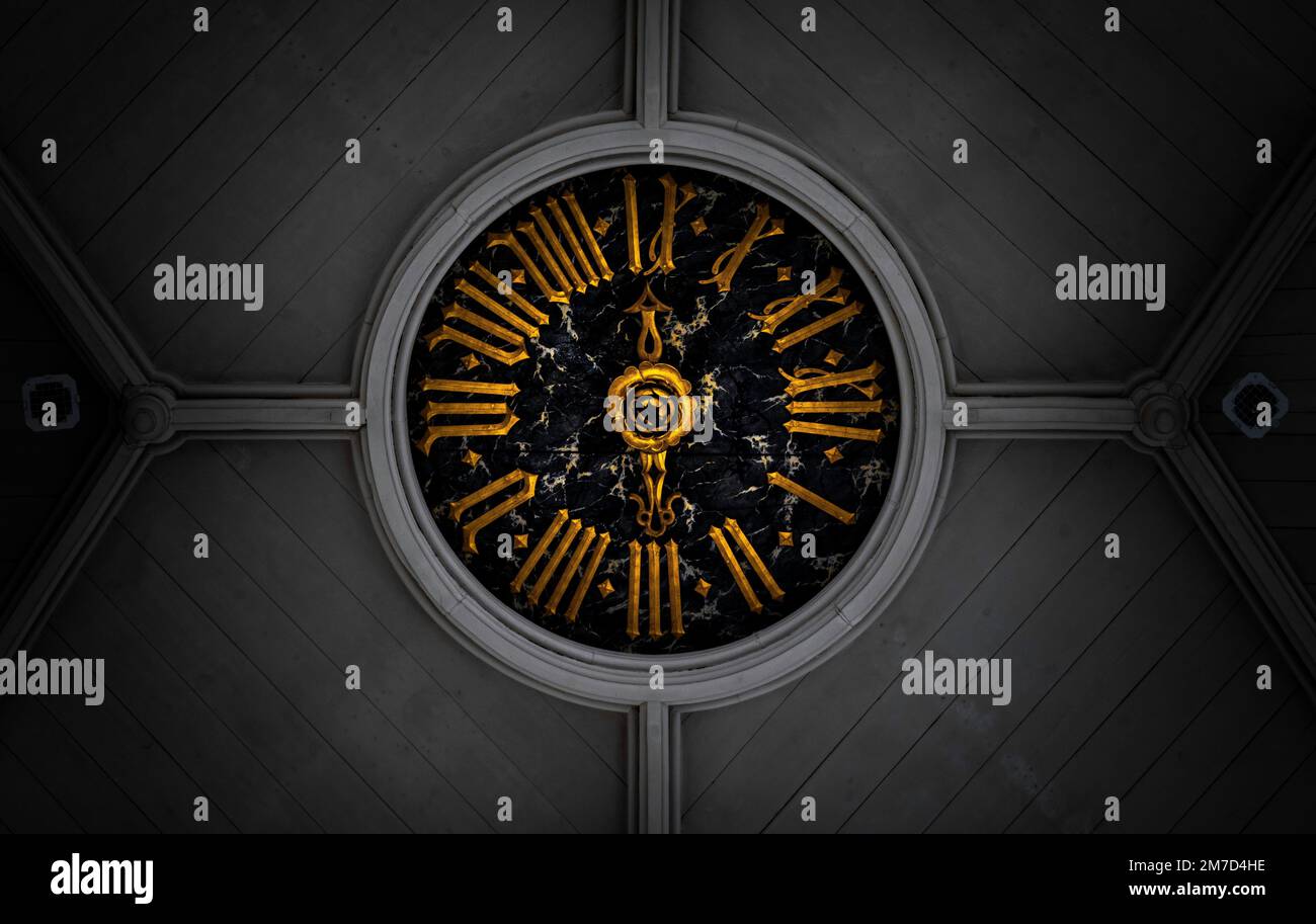 Golden roman numerals hi-res stock photography and images - Alamy