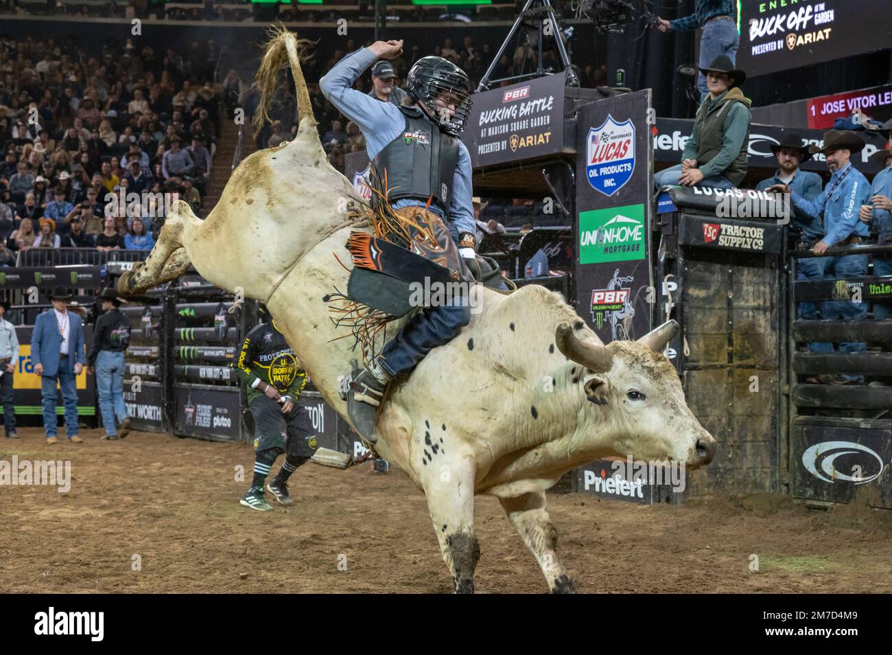 Bob Mitchell rides White Dust during the second round of the ...