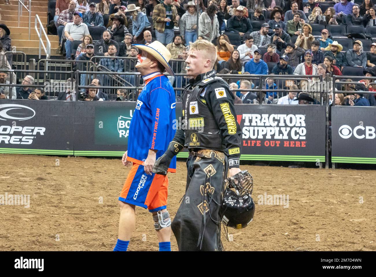 Cooper Davis walks after riding Bullet Train during the Professional ...