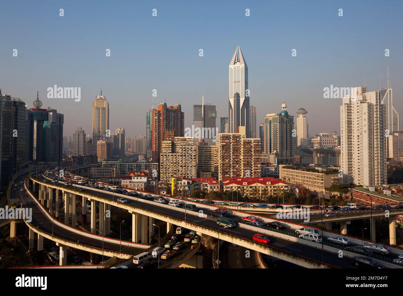 Shanghai viaduct overpass hi-res stock photography and images - Alamy