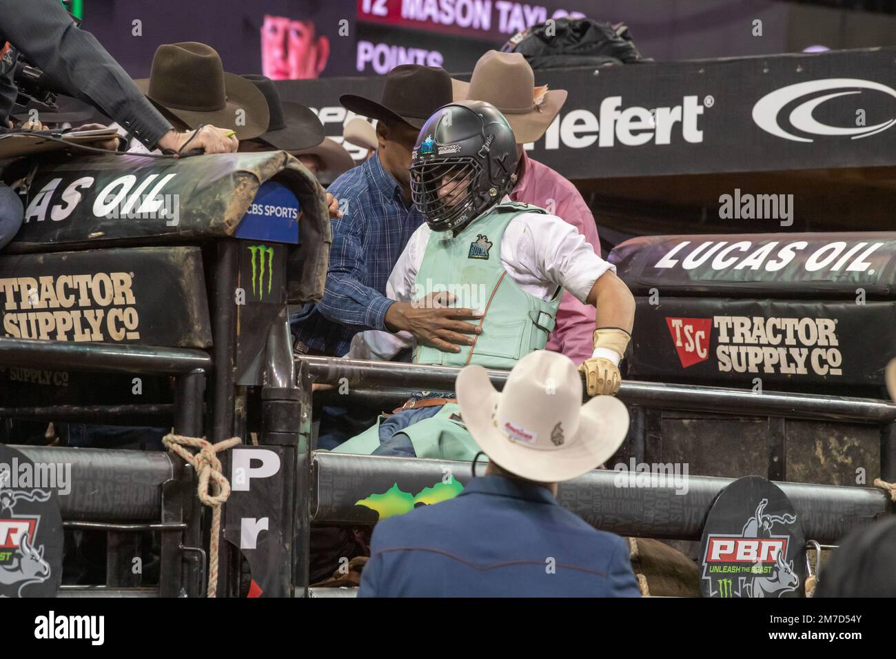 Thiago Salgado rides Razzmatazz during the third round of the ...