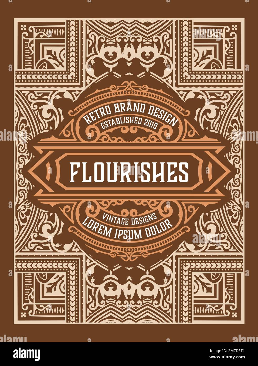 Western card with vintage style Stock Vector Image & Art - Alamy