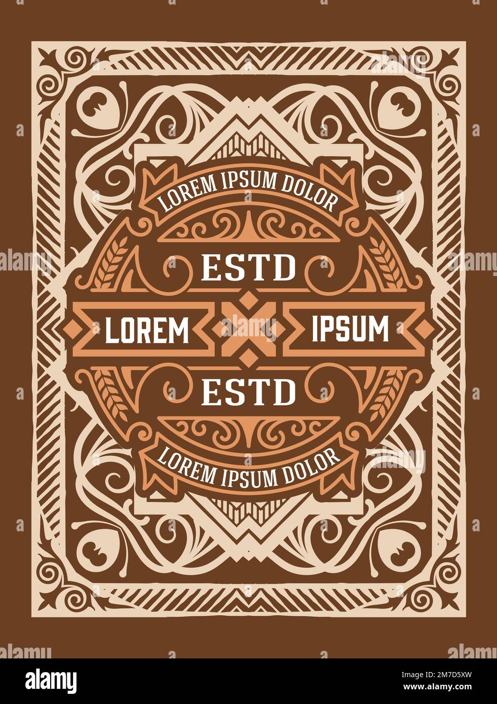 Western card with vintage style Stock Vector Image & Art - Alamy
