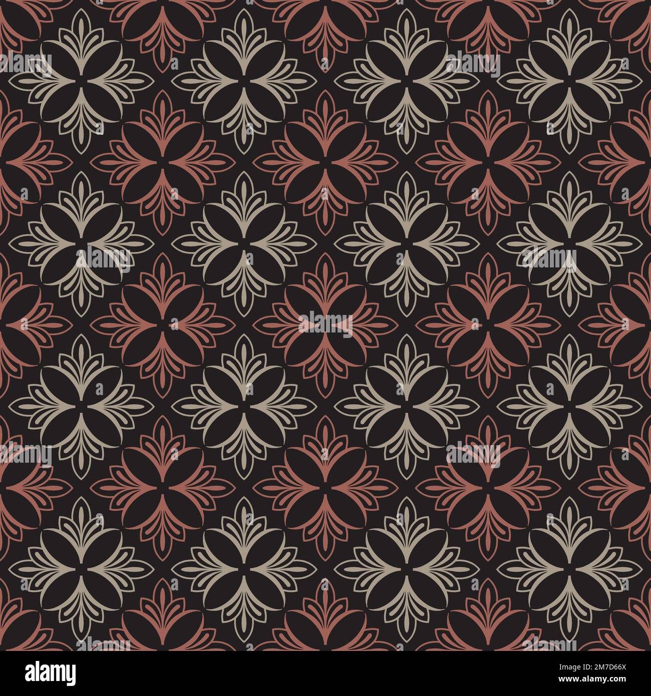 Decorative seamless pattern. Material design for dresses, wallpapers ...