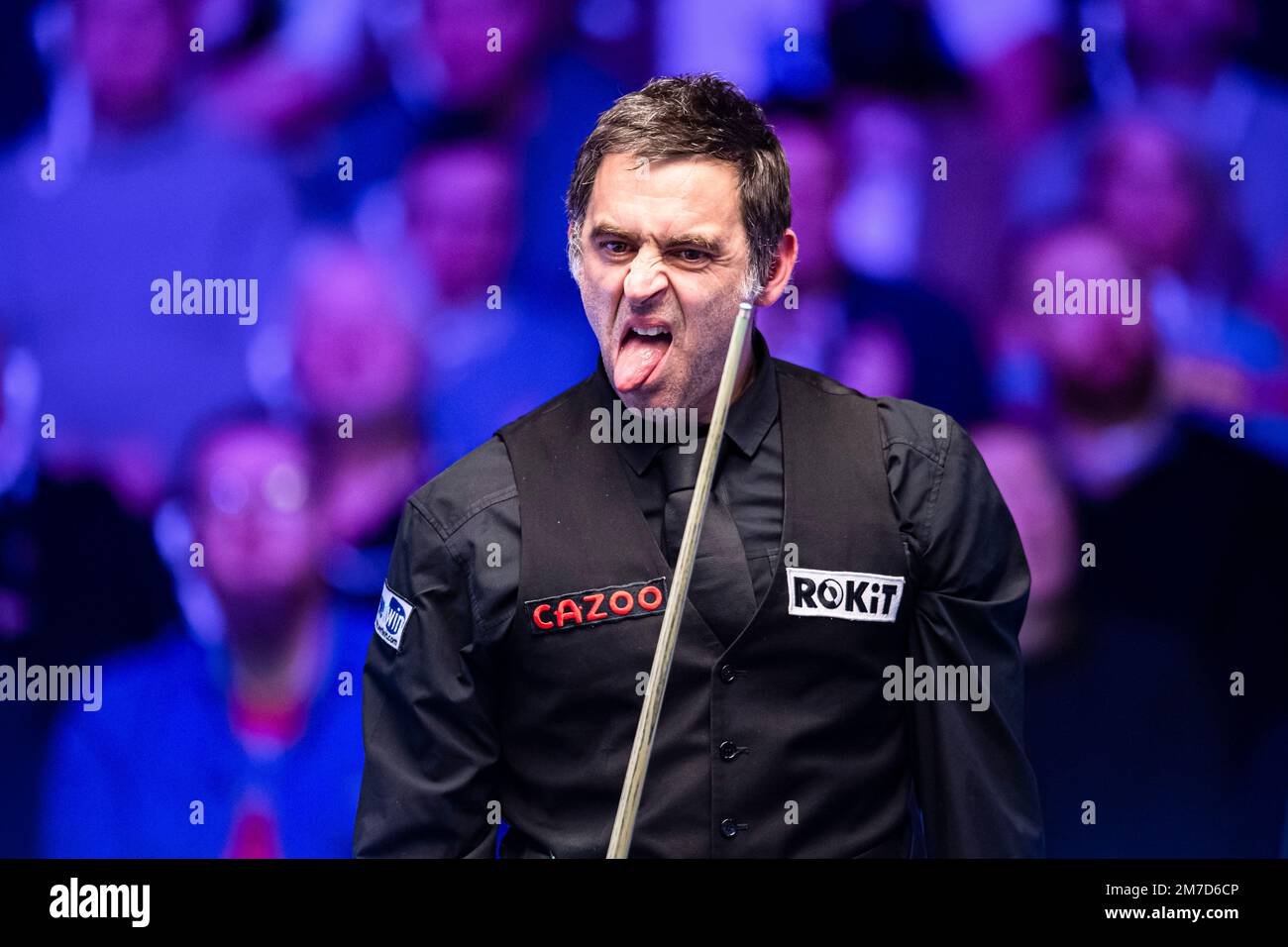 LONDON, UNITED KINGDOM. 09th Jan, 2023. Ronnie O’Sullivan v Luca Brecel ...