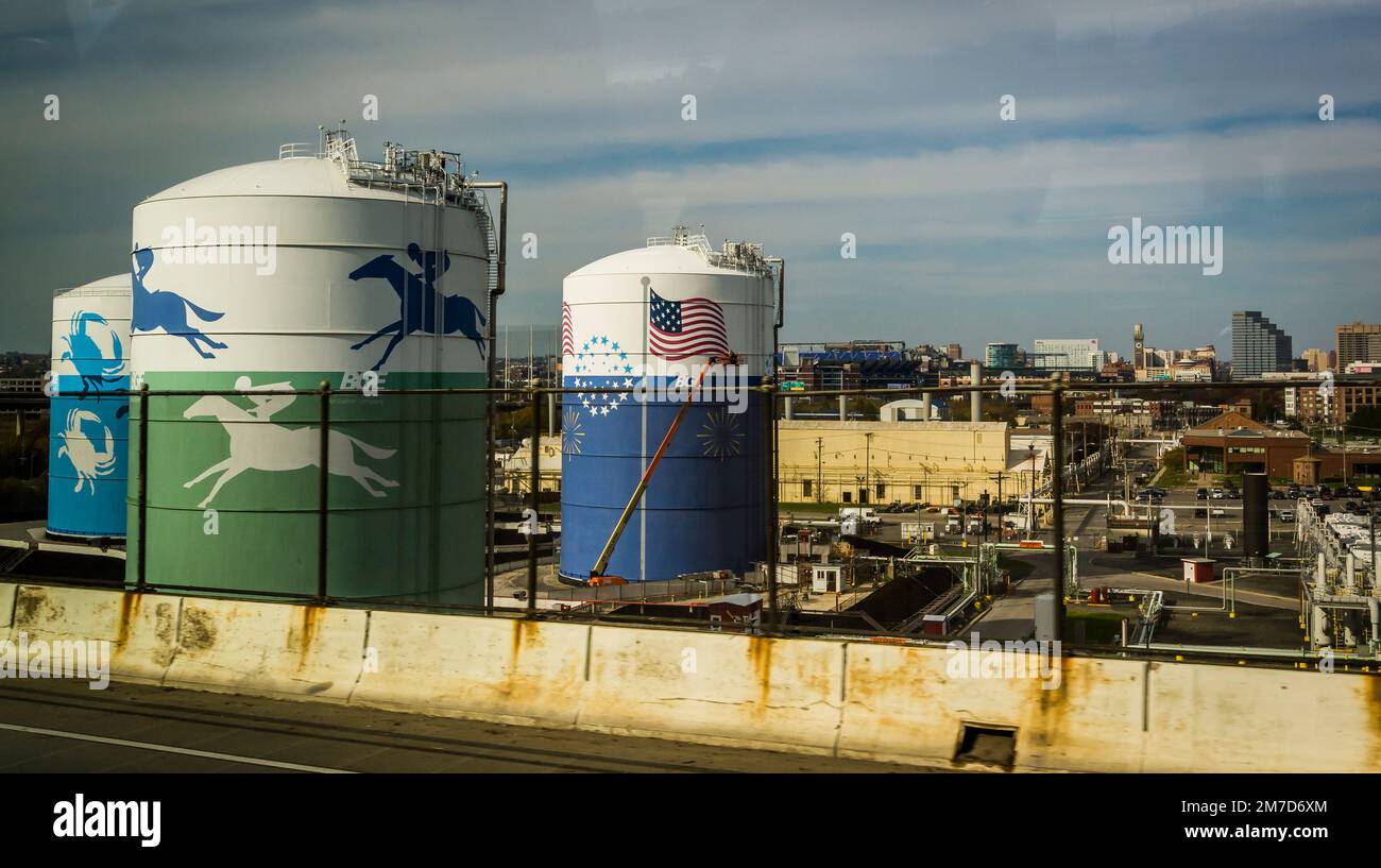 Baltimore industrial park, Baltimore, Maryland, USA Stock Photo - Alamy