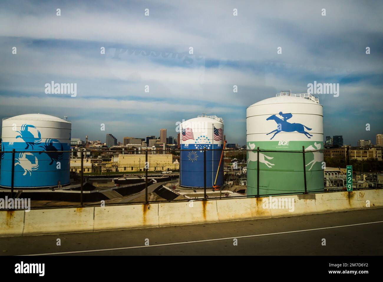 Baltimore industrial park, Baltimore, Maryland, USA Stock Photo - Alamy
