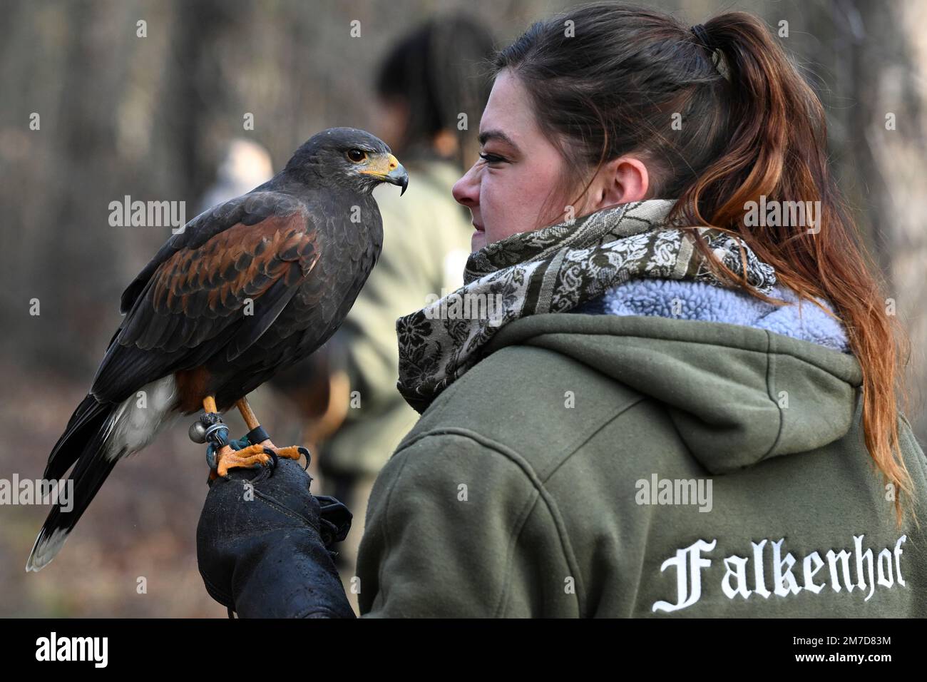 Potsdam, Germany. 09th Jan, 2023. Animal keeper Vanessa Gensicke from ...