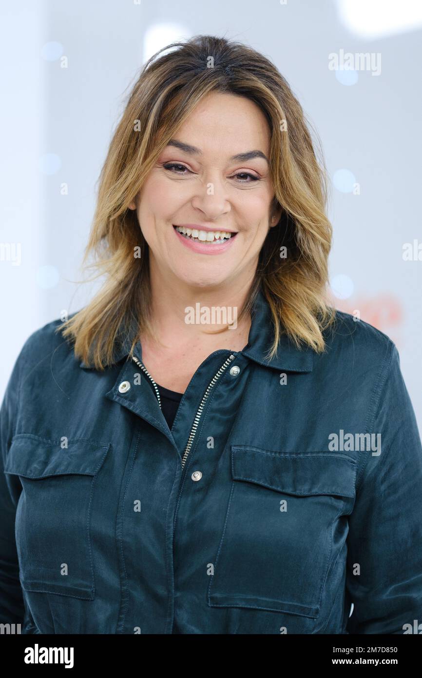 Toñi Moreno poses for photos during the presentation of her new TV ...