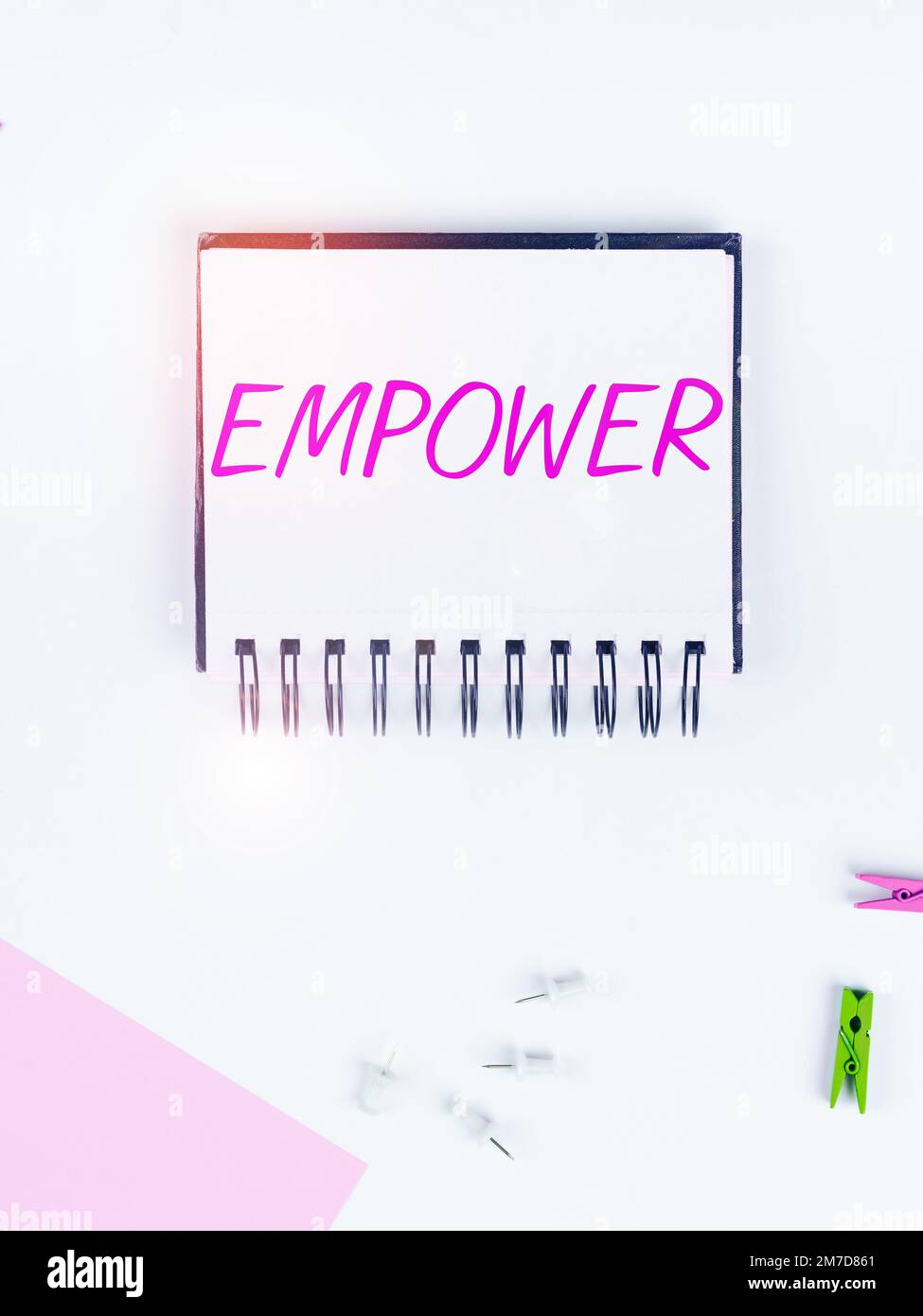 Sign displaying Empower. Word Written on to give power or authority to ...