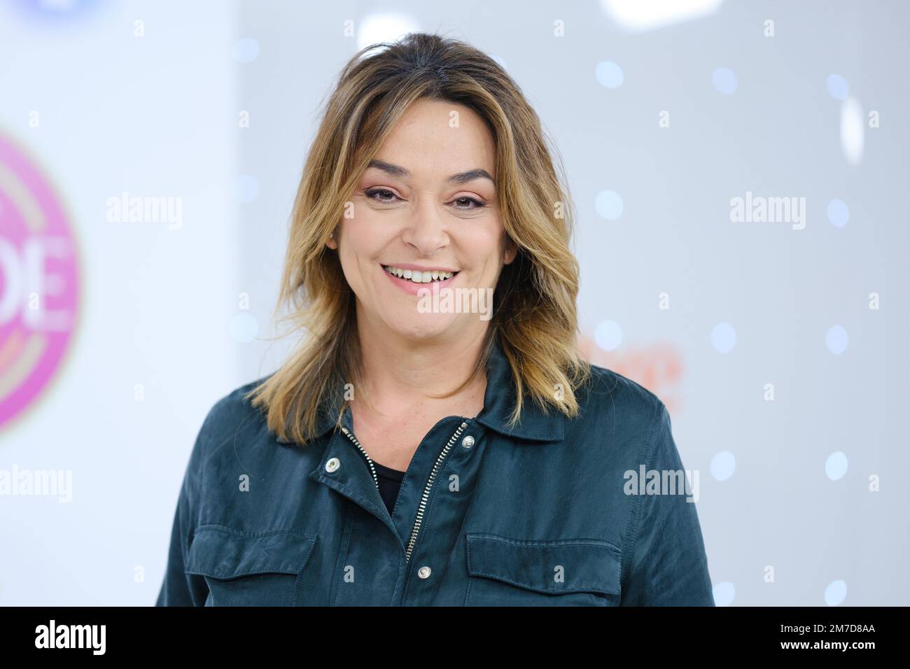 Toñi Moreno poses for photos during the presentation of her new TV ...