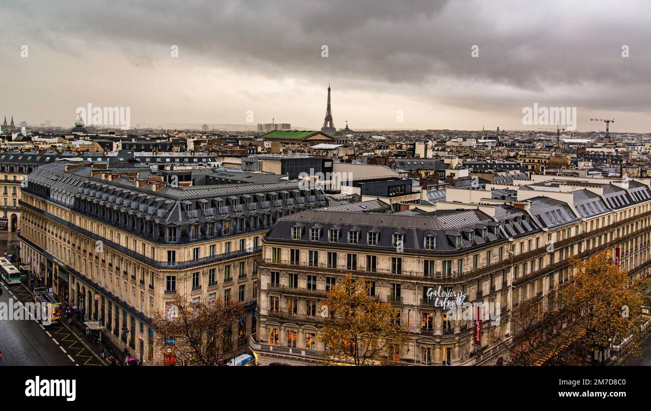 Paris, France - Dec. 26 2022: The Paris Panorama view from the ...