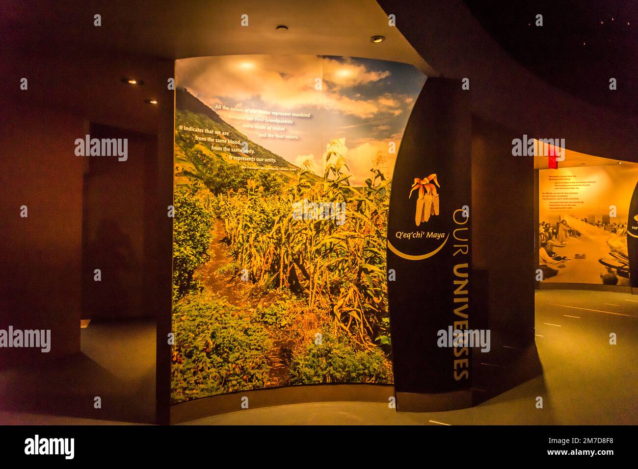 Exhibits representing Native American culture and tradition, National ...