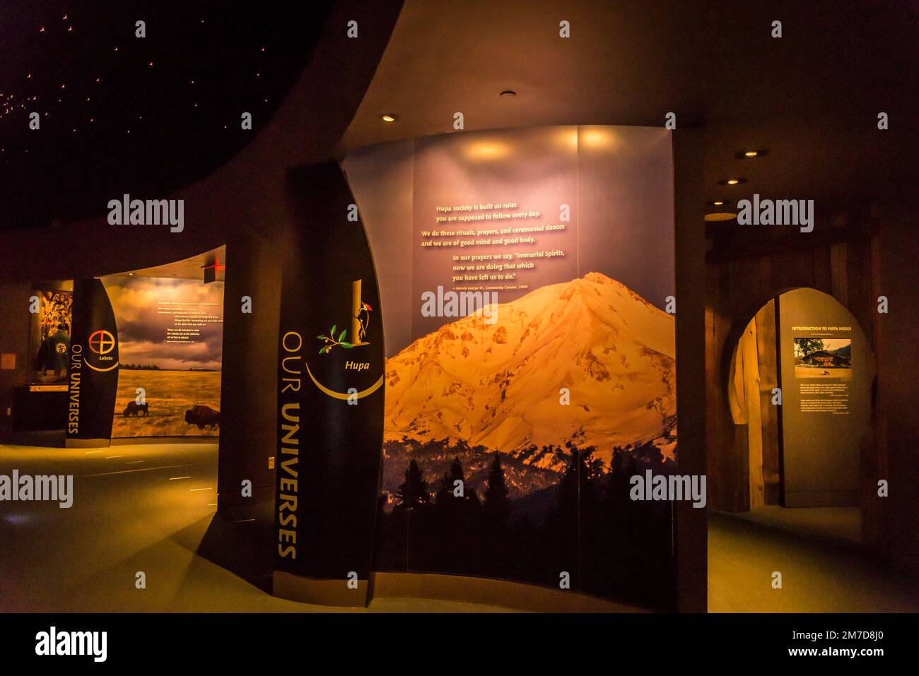 Exhibits representing Native American culture and tradition, National ...