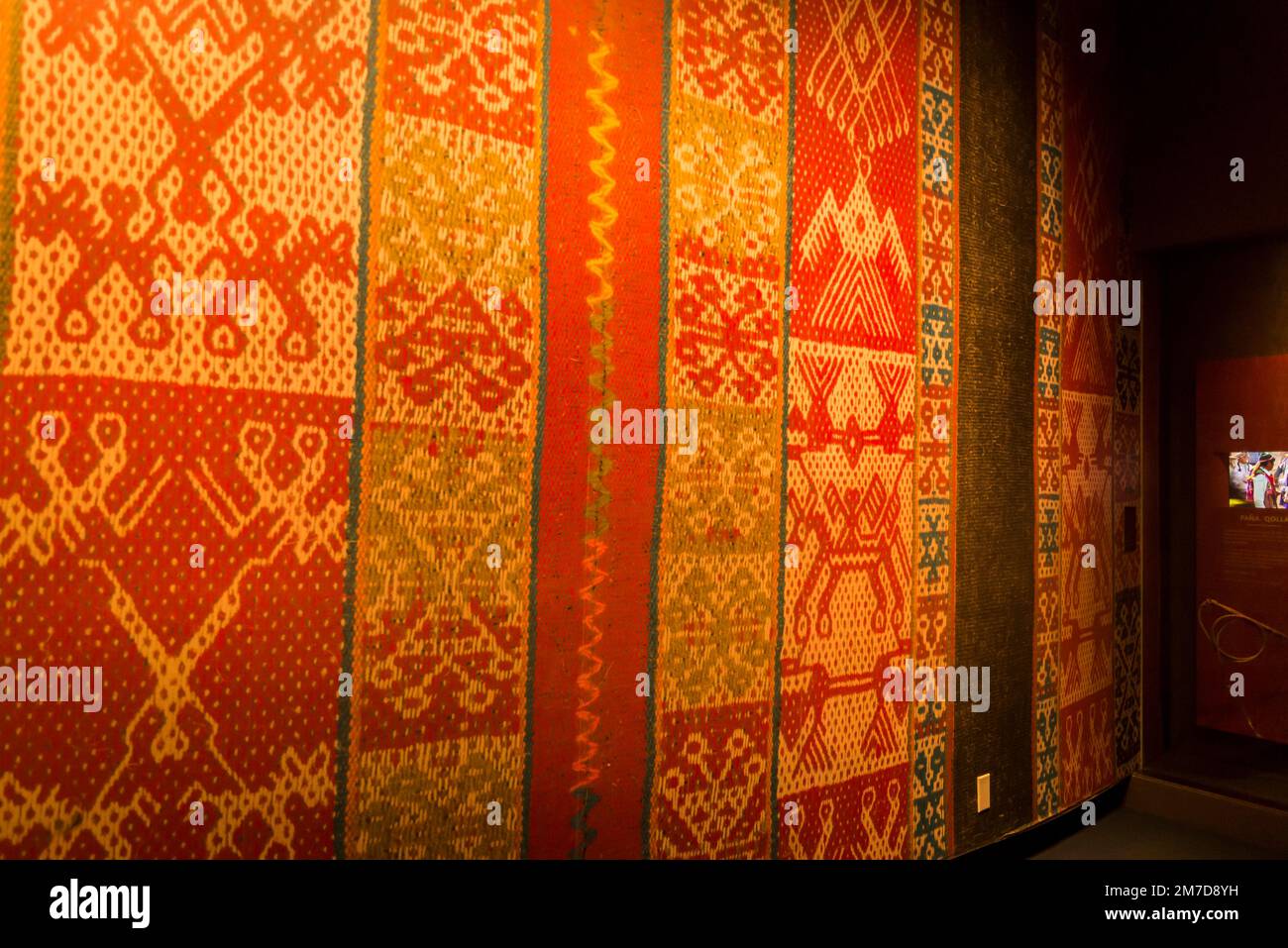 Exhibits representing Native American culture and tradition, National ...