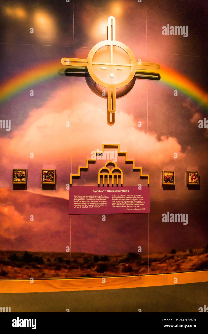 Exhibits representing Native American culture and tradition, National ...