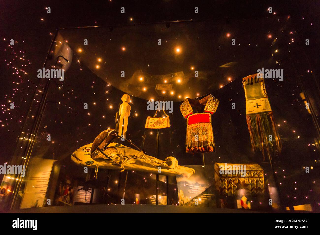 Exhibits representing Native American culture and tradition, National ...