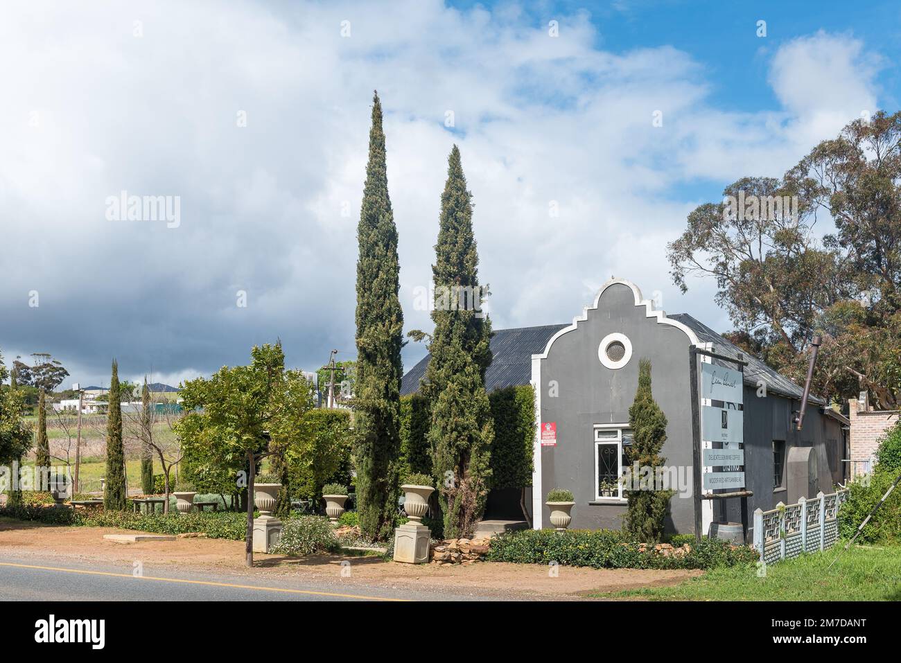 Napier, South Africa - Sep 23, 2022: A street scene, with the Jean ...