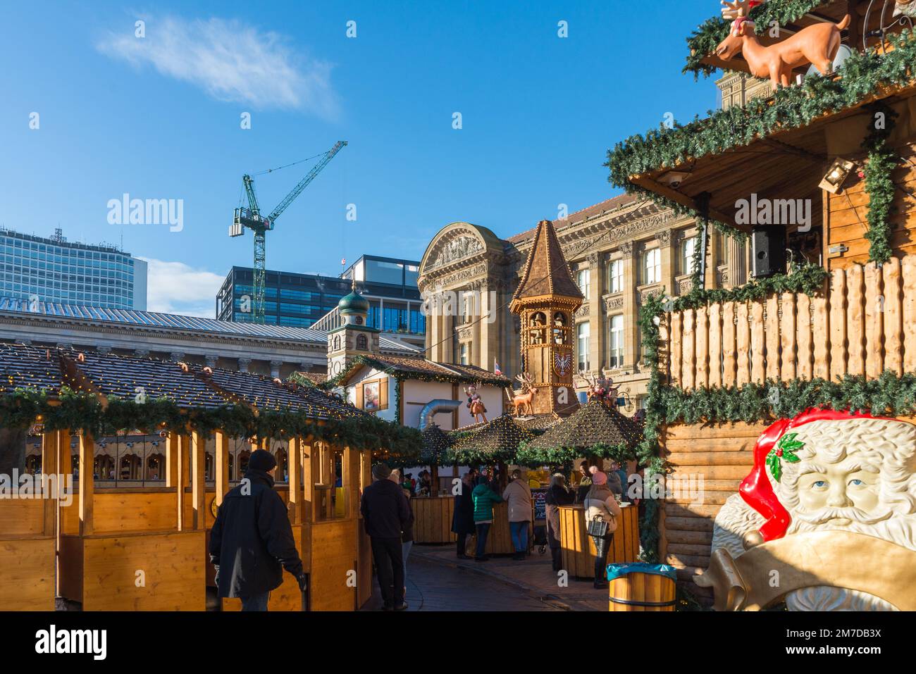 The Birmingham German Christmas market in Victoria Square, Birmingham ...