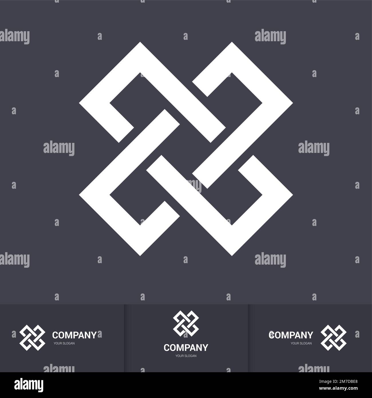 Complex Geometric Contemporary Element. Logo Design Template for ...