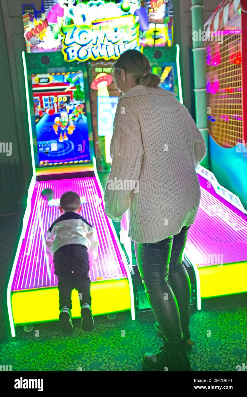 The arcade on Brighton Palace Pier Stock Photo - Alamy
