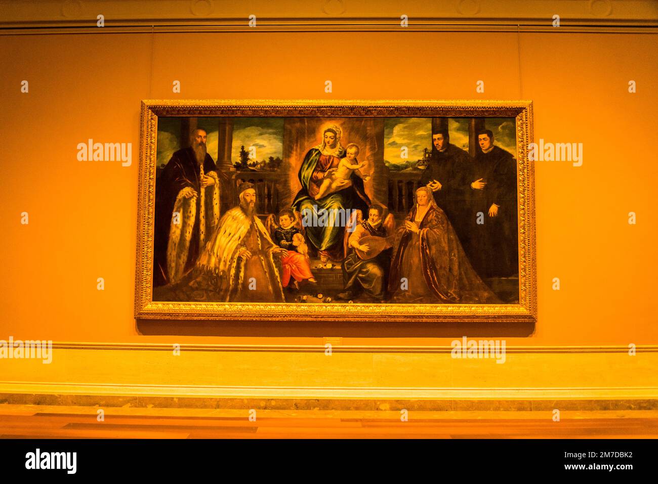 Jacopo Tintoretto: Doge Alvise Mocenigo And Family Before The Madonna ...