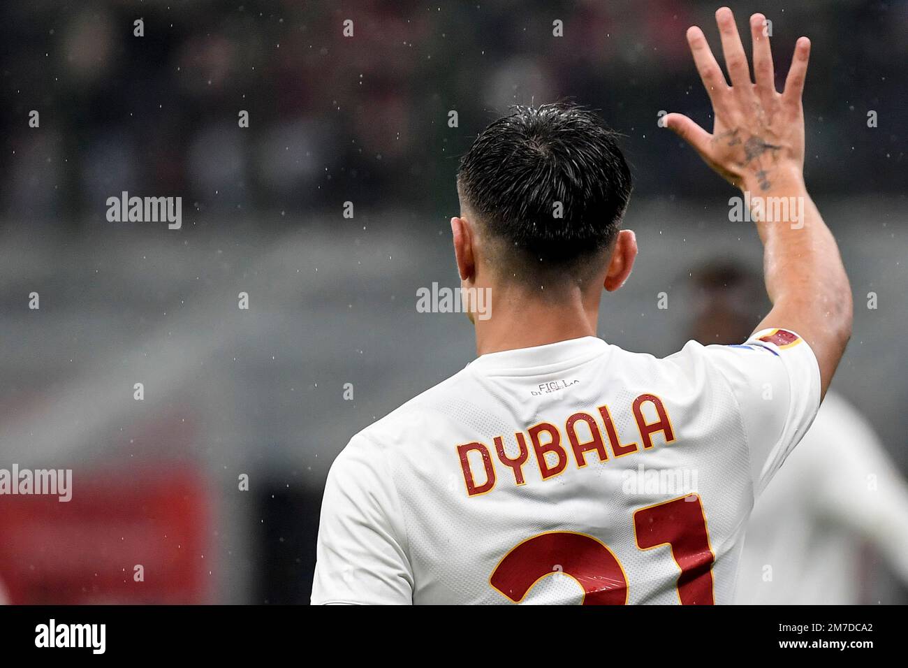 Paulo Dybala of AS Roma reacts during the Serie A football match ...