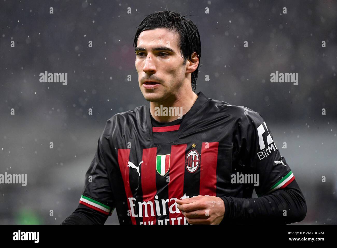 Sandro Tonali of AC Milan during the Serie A football match between AC ...