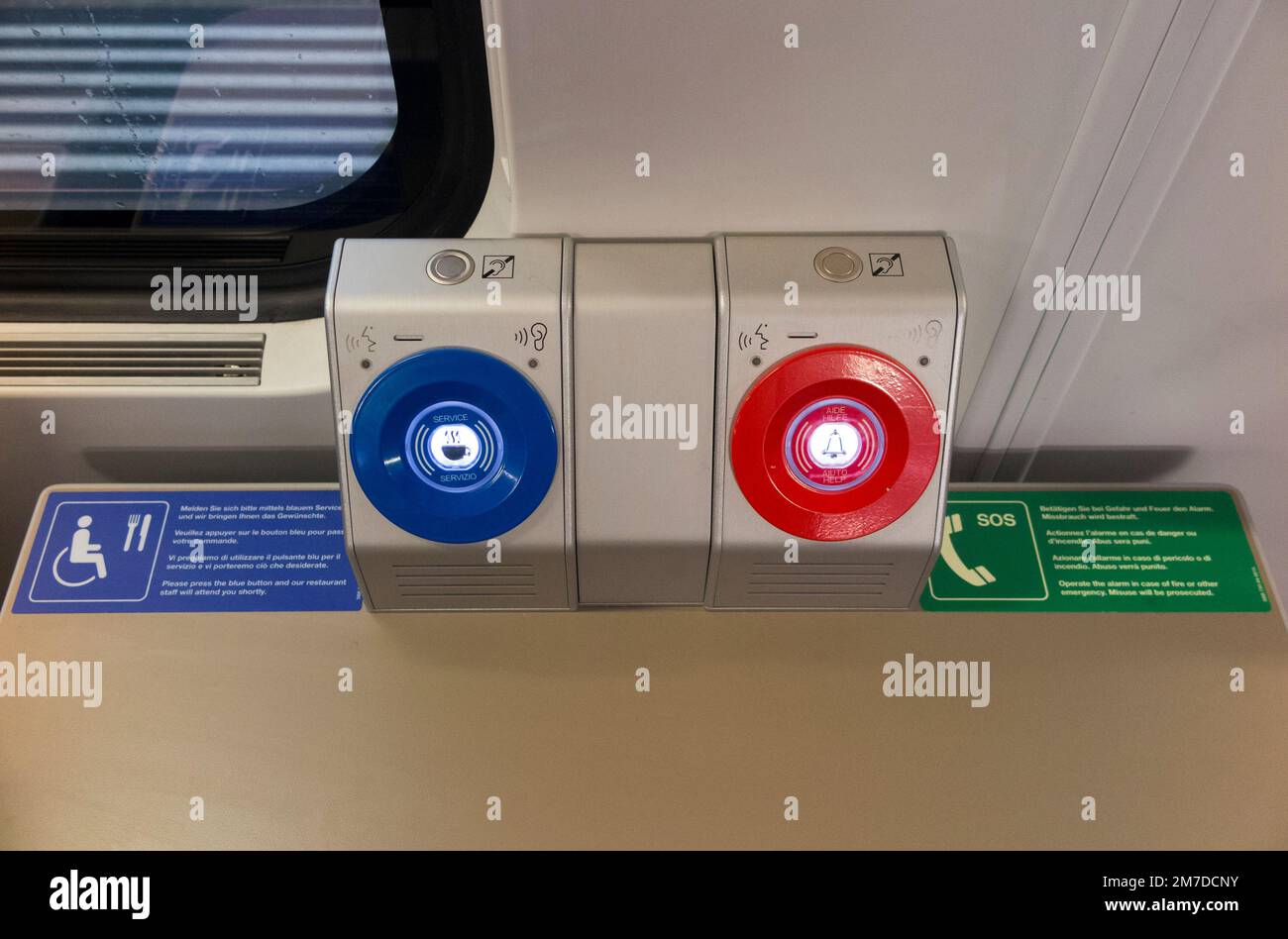 Emergency train stop button hi-res stock photography and images - Alamy