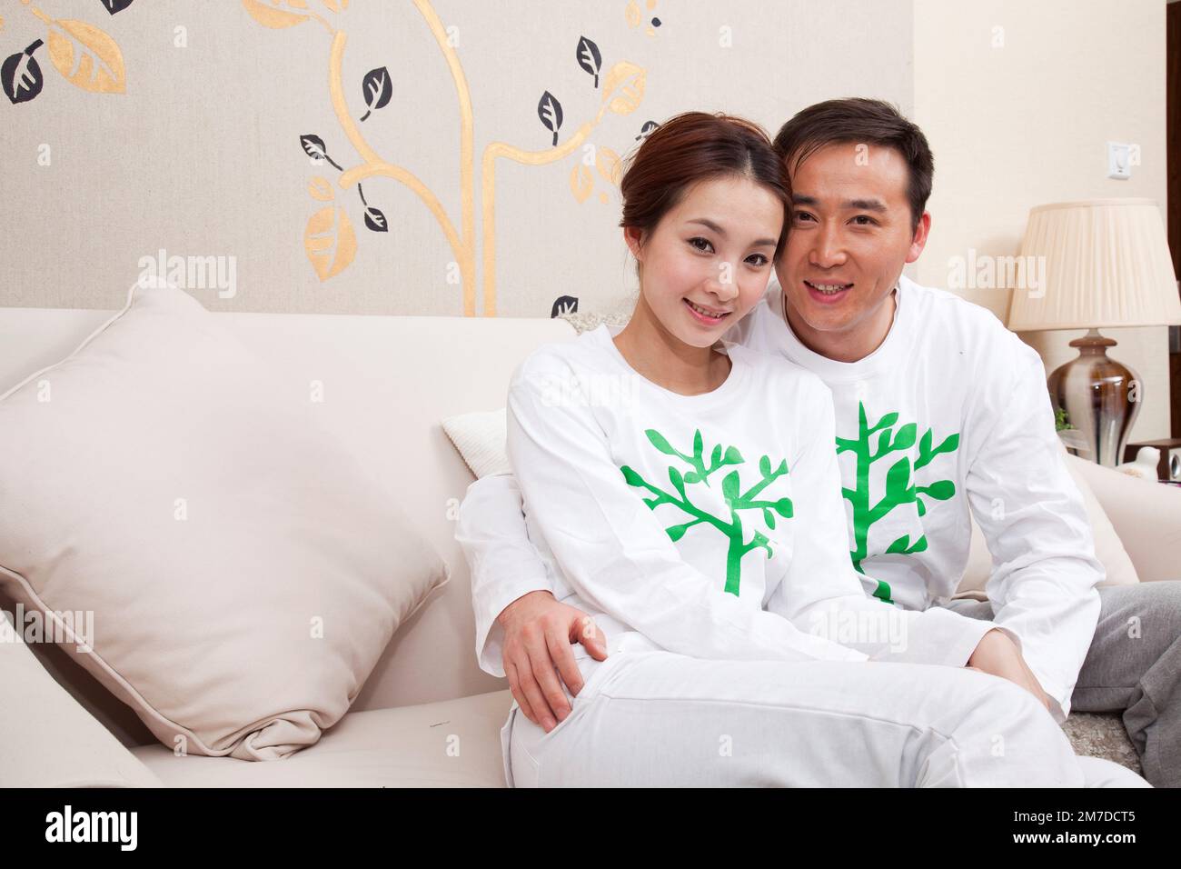 Spooning couple hi-res stock photography and images - Alamy