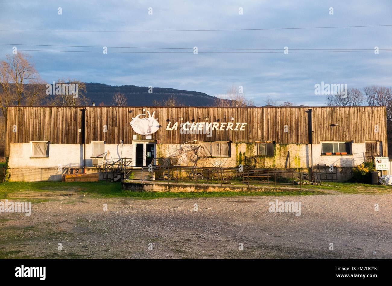 La Cheverie Ferme Auberge which sells goat / goats cheese / cheeses it ...