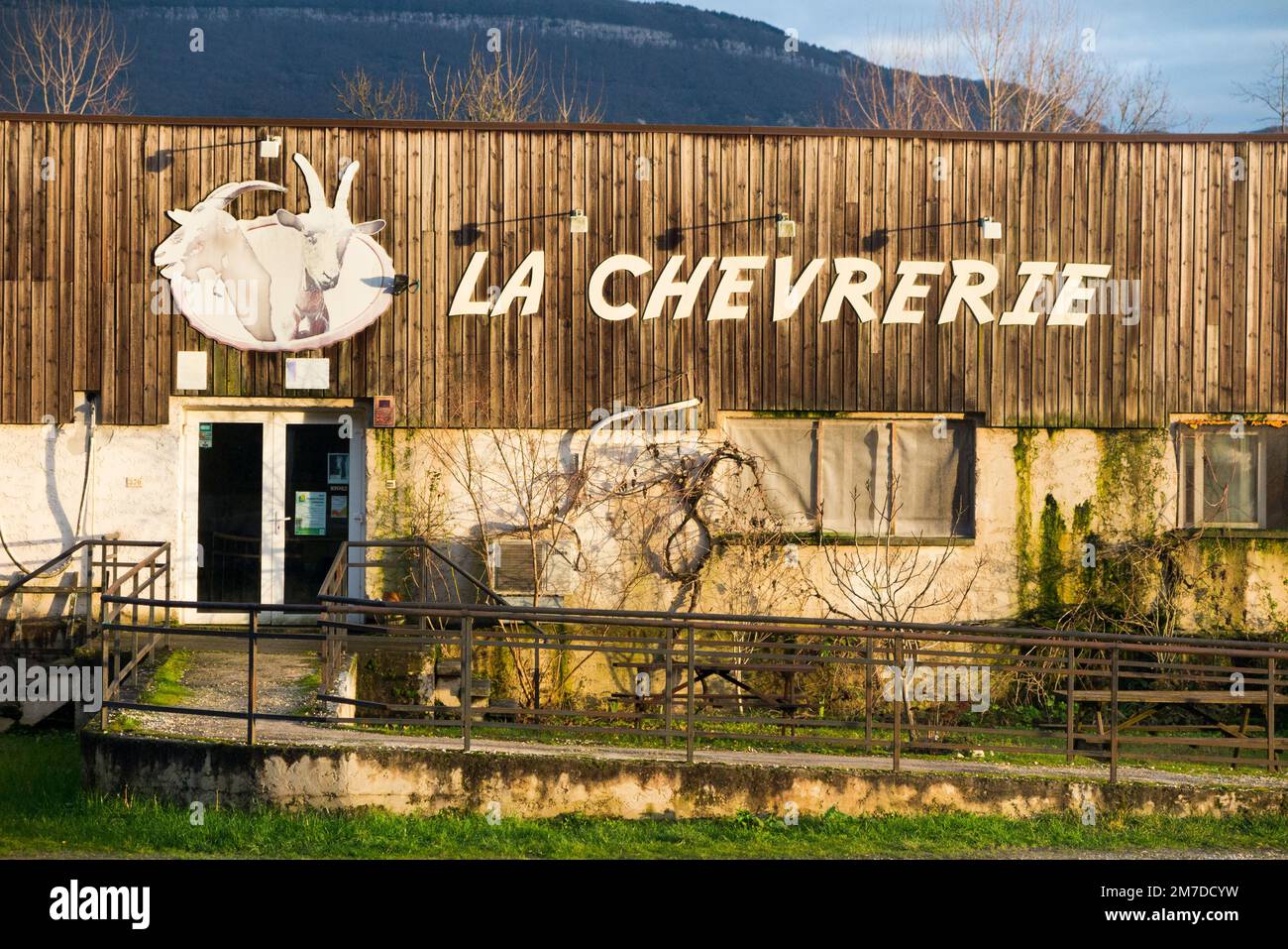 La Cheverie Ferme Auberge which sells goat / goats cheese / cheeses it ...