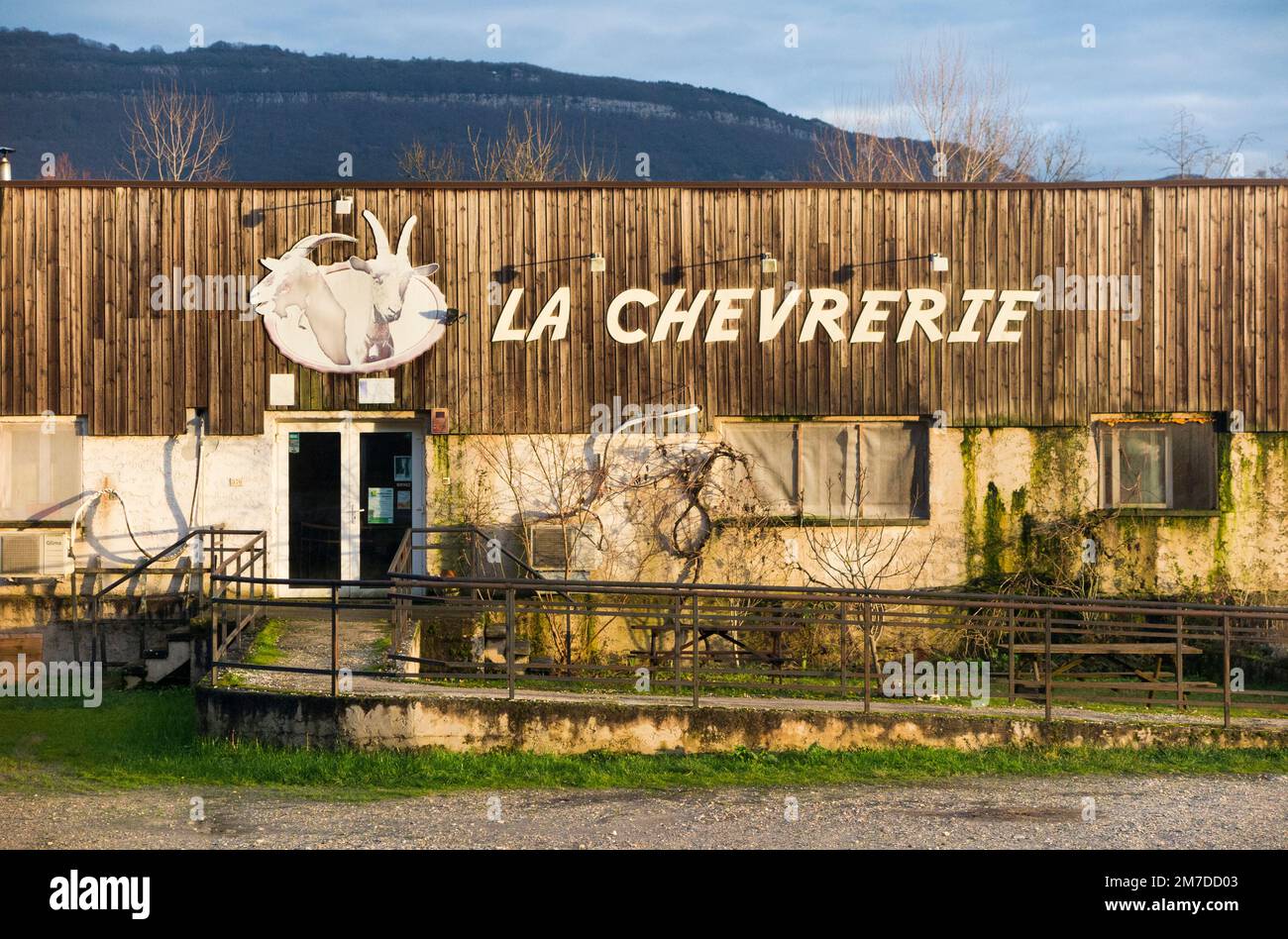 La Cheverie Ferme Auberge which sells goat / goats cheese / cheeses it ...