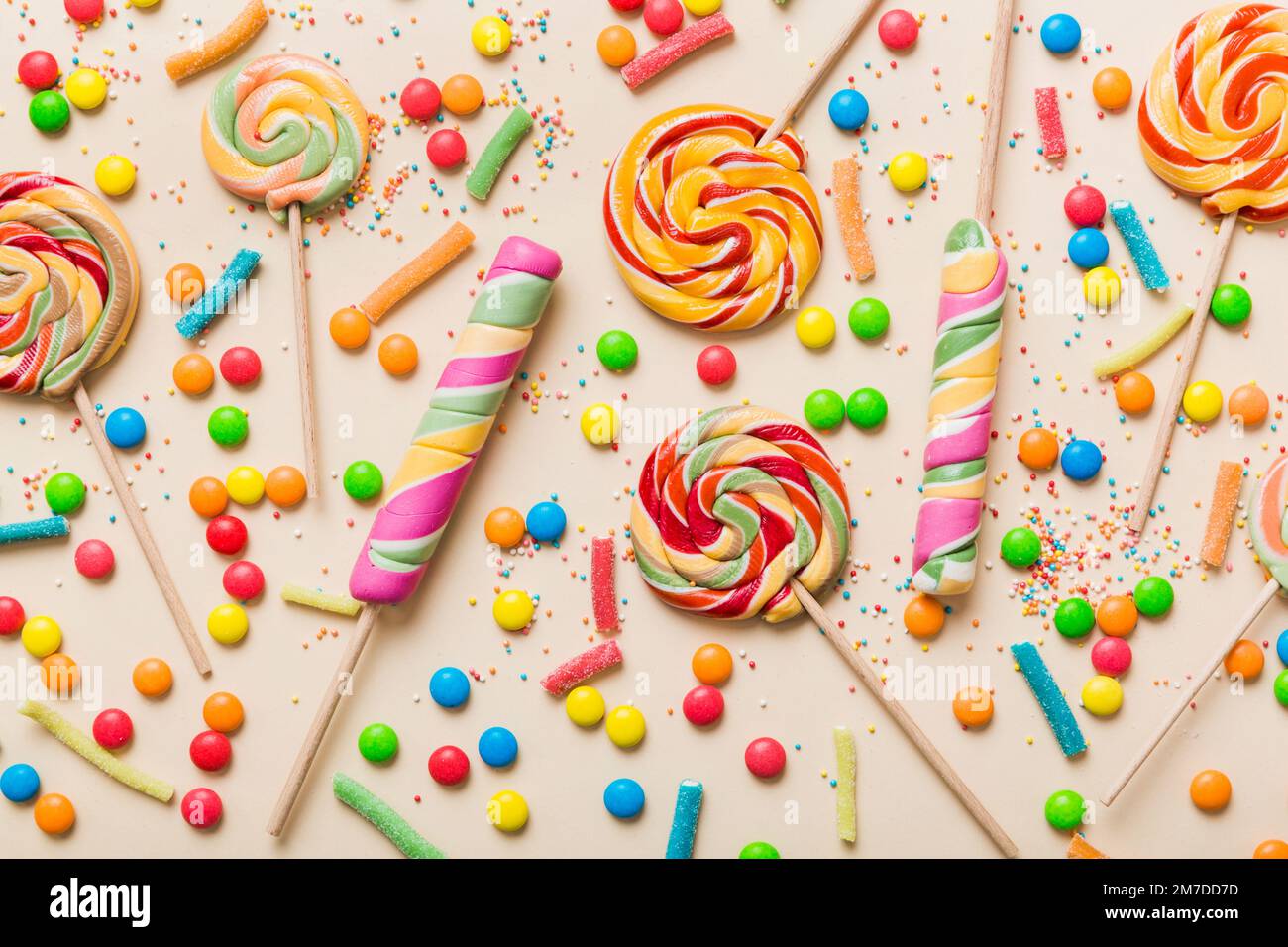 Tasty appetizing Party Accessories Happy Birthday Sweet. Different ...