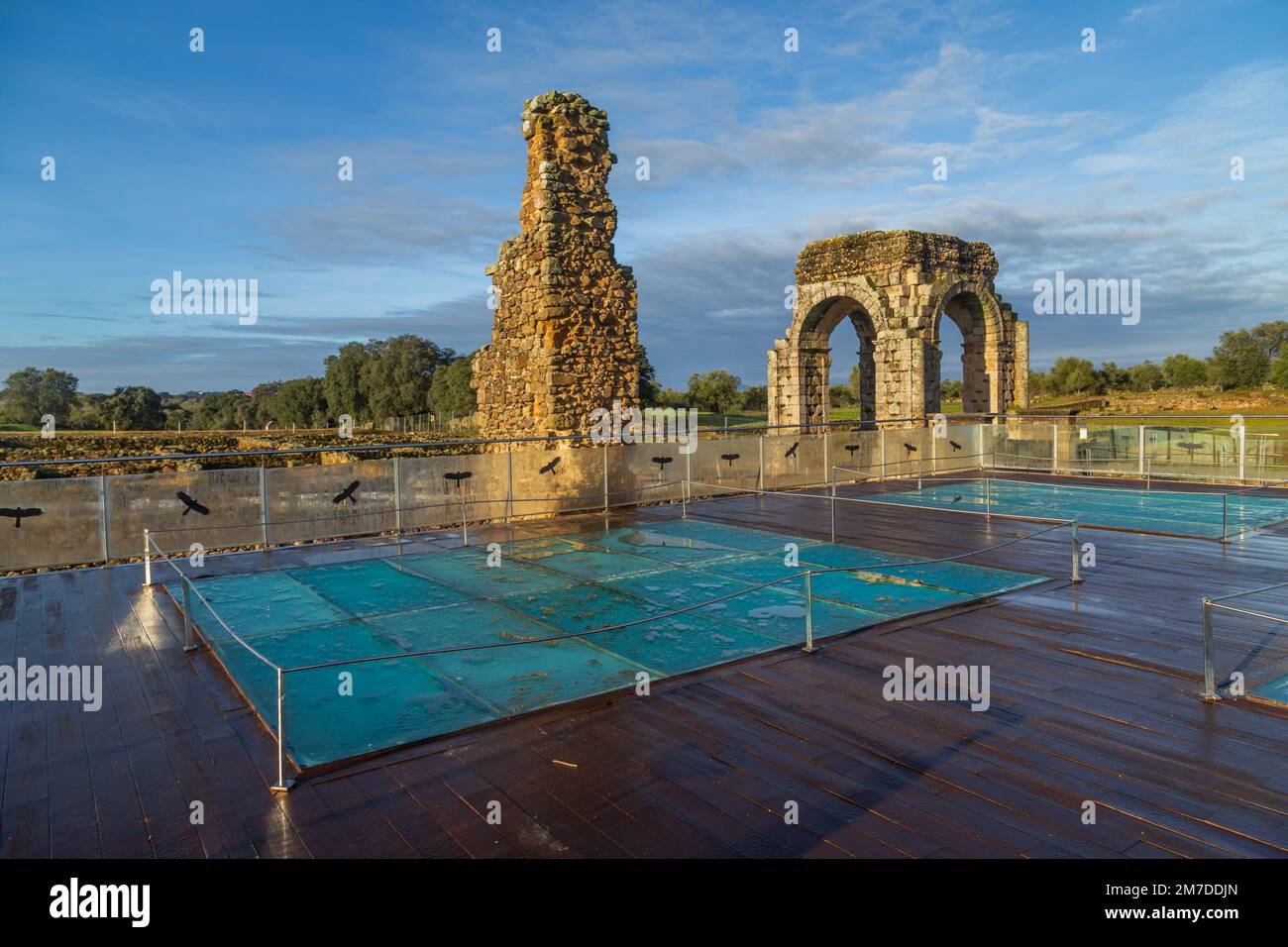 Caceres, Spain, 18 December 2022: Roman ruins of Caparra, Roman city of ...