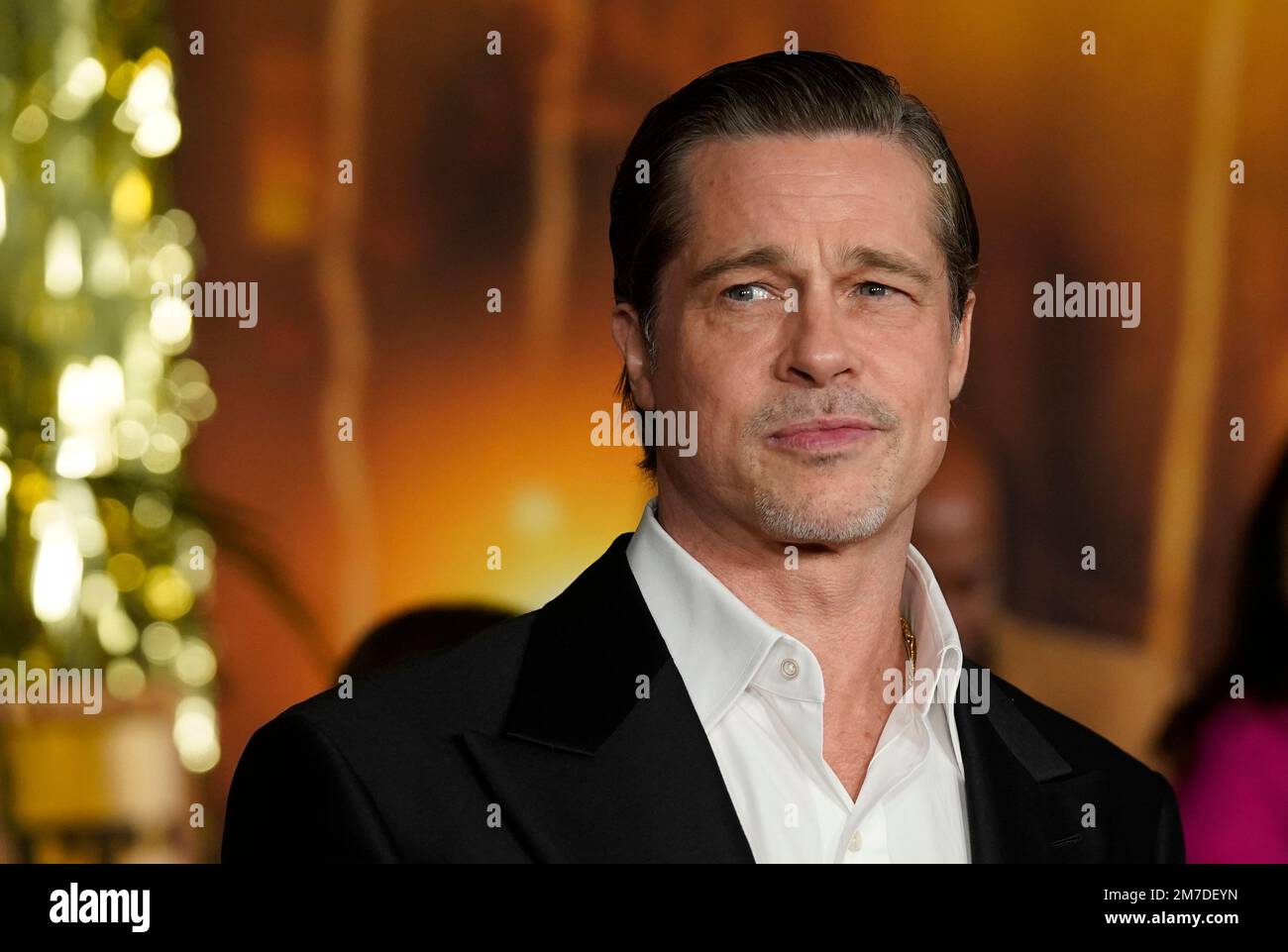Brad Pitt poses at the premiere of the film "Babylon," Thursday, Dec ...