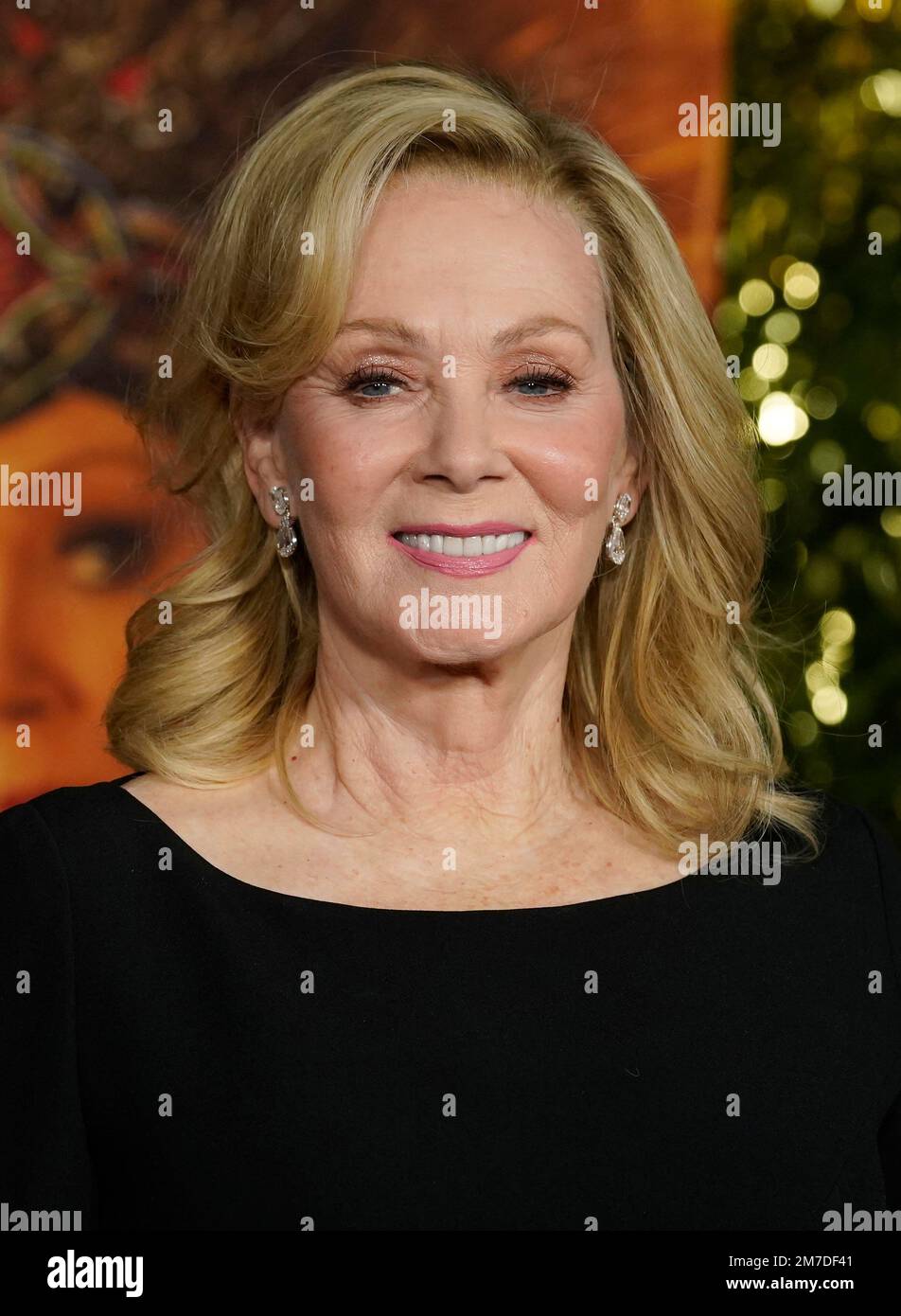 Jean Smart poses at the premiere of the film "Babylon," Thursday, Dec. 15, 2022, at the Academy ...
