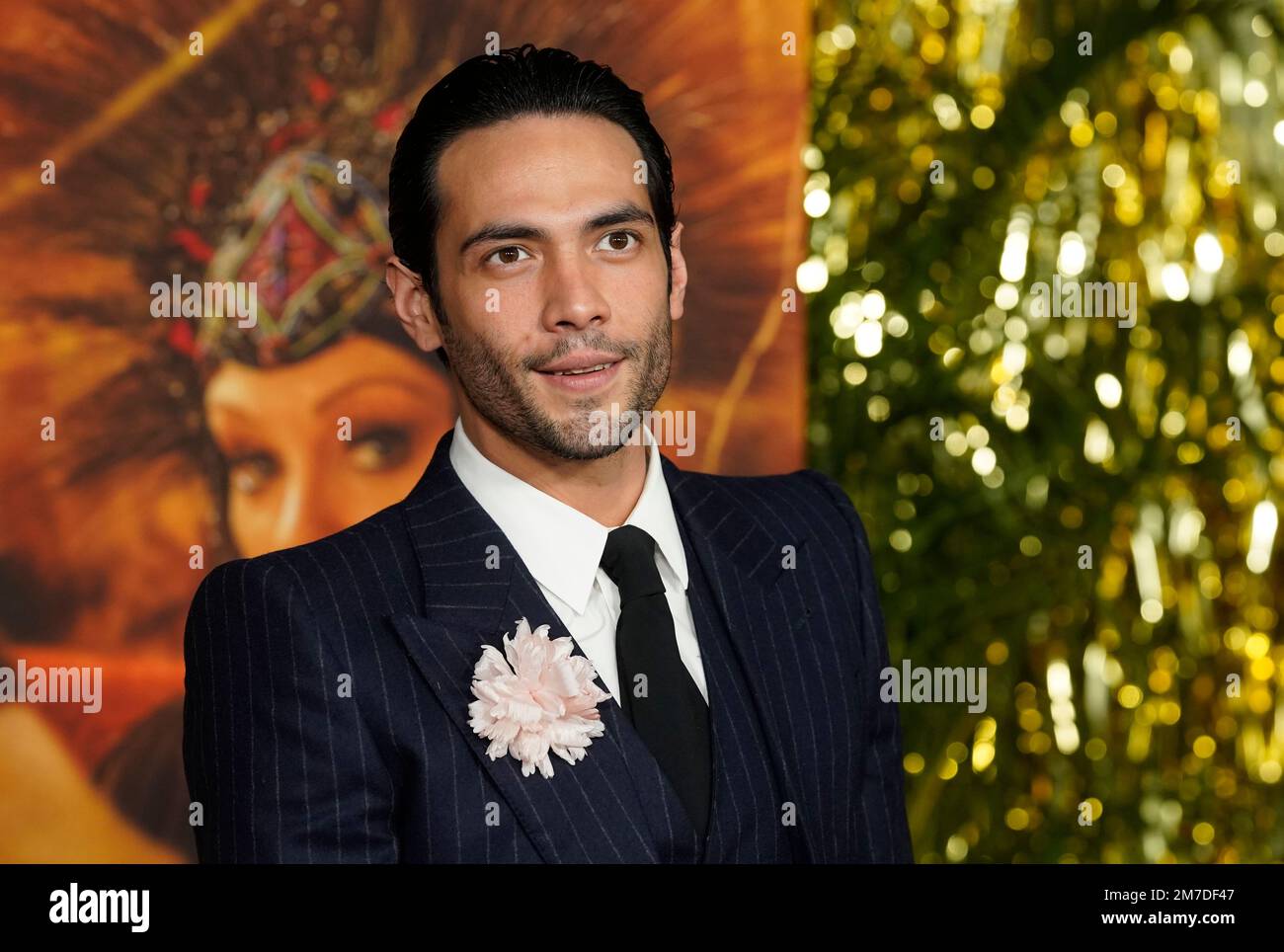 Diego Calva poses at the premiere of the film "Babylon," Thursday, Dec ...
