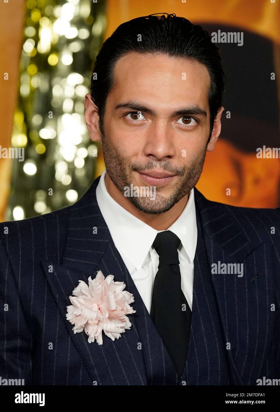 Diego Calva poses at the premiere of the film "Babylon," Thursday, Dec ...