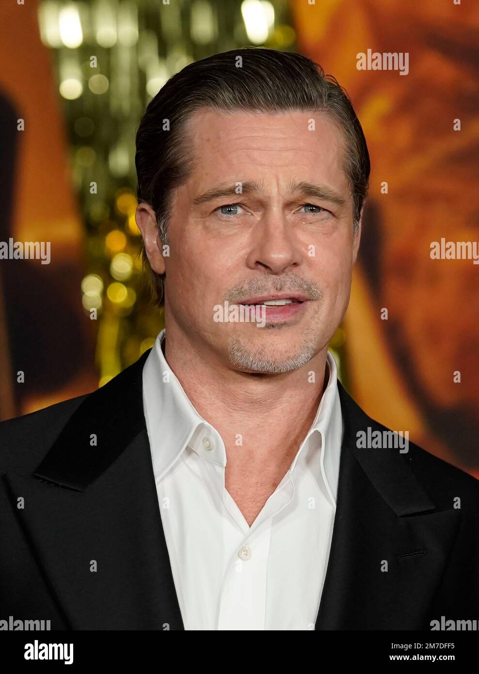 Brad Pitt poses at the premiere of the film "Babylon," Thursday, Dec ...